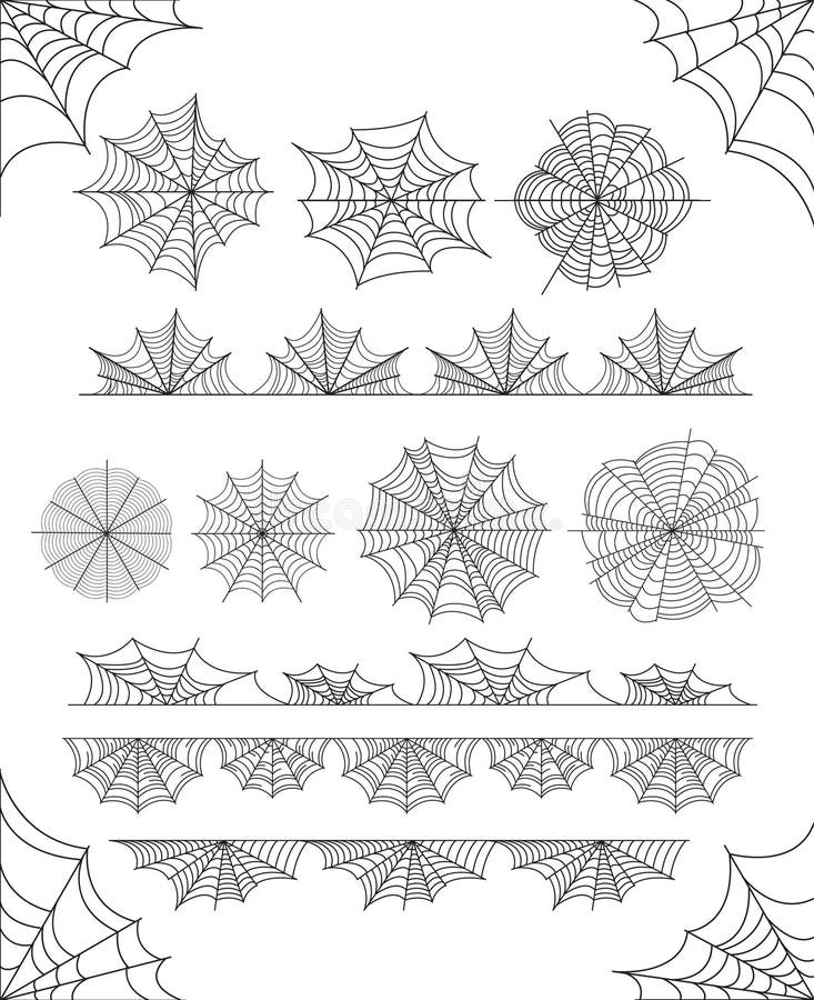 Simple Cobweb Stock Illustrations – 907 Simple Cobweb Stock ...