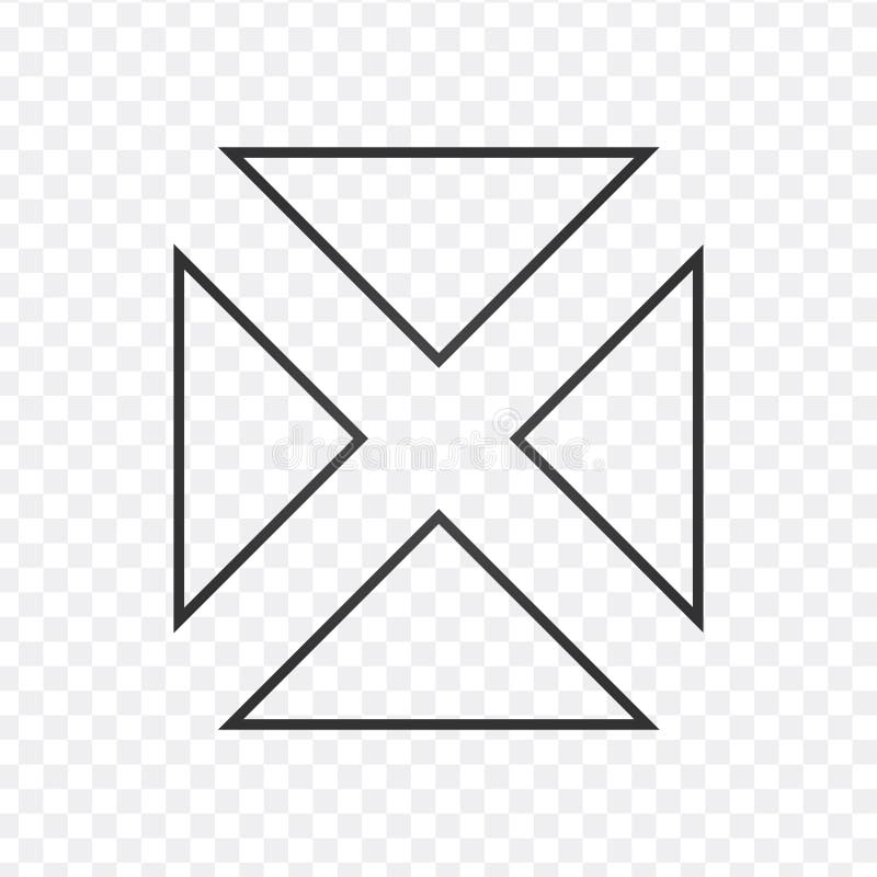 Trianle Red for Simple Logo Stock Illustration - Illustration of great ...