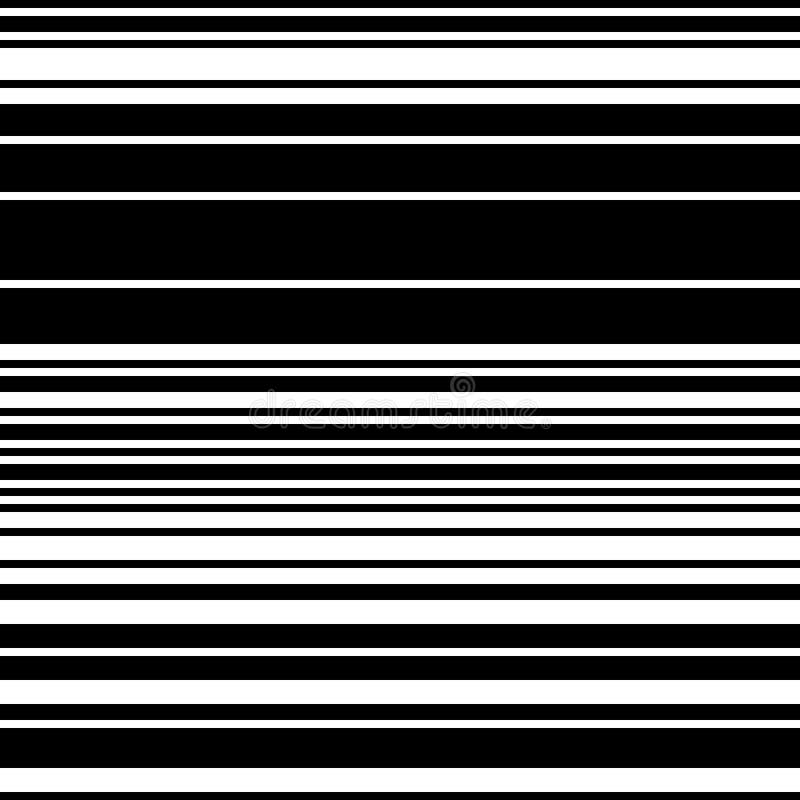 Simple Linear Seamless Horizontal Pattern Stock Vector - Illustration ...