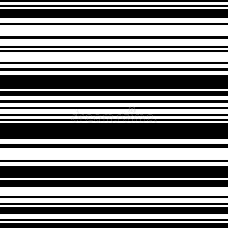 Simple Linear Seamless Horizontal Pattern Stock Vector - Illustration ...