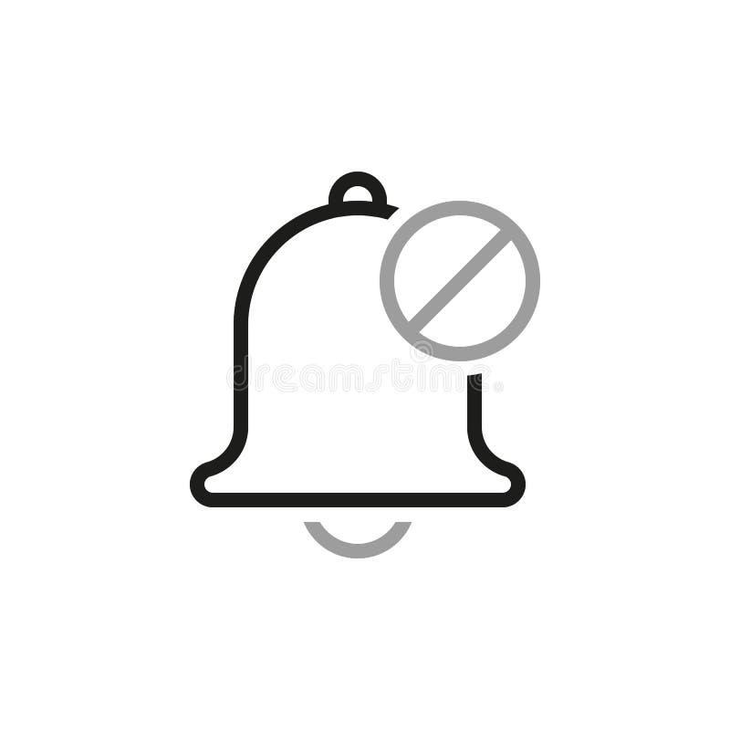 Simple Linear Vector Icon Related To Alarm Ban. Line Icons about ...