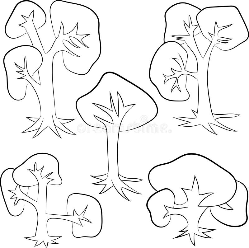 Five Trees Stock Illustrations – 246 Five Trees Stock Illustrations ...