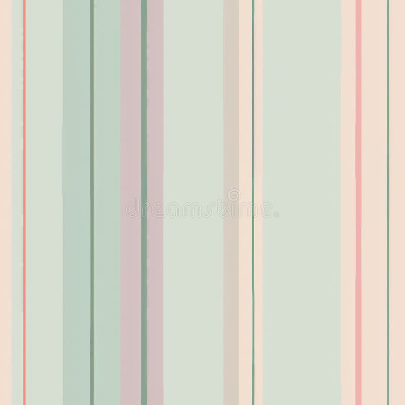 Simple Lines Pattern in Pastel Light Colors Stock Illustration ...