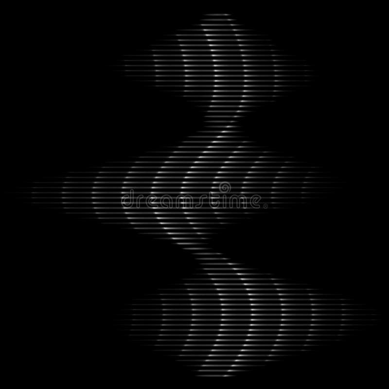 Simple Lines Vertical Wave Background Stock Vector - Illustration of ...