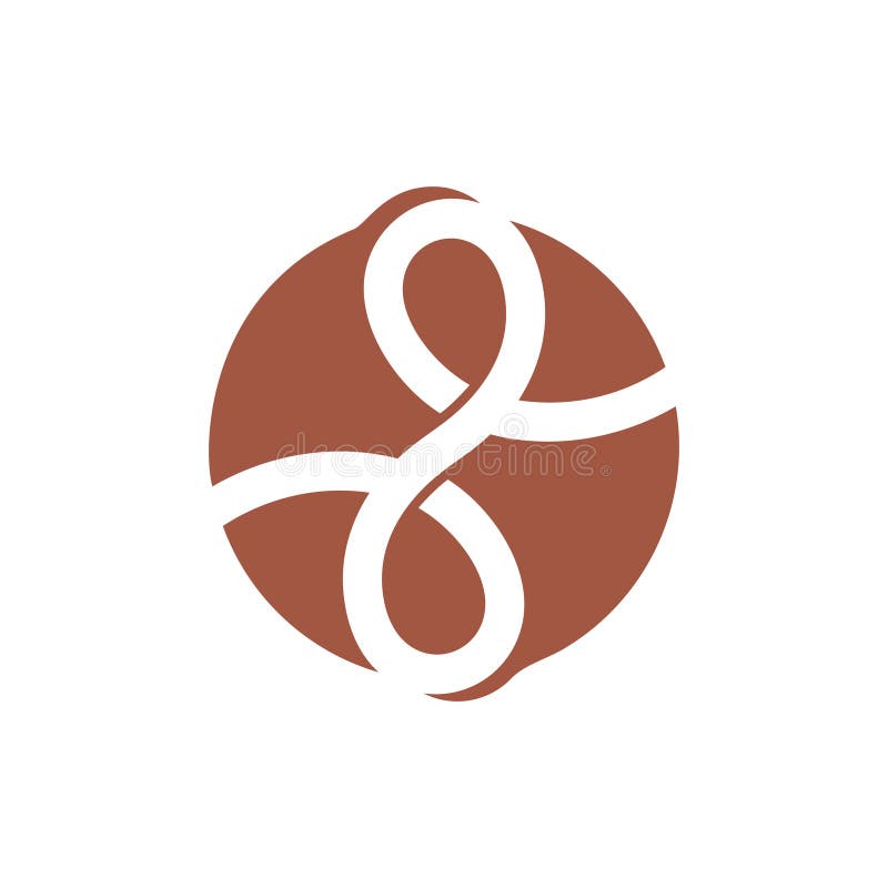 Knot Simple Line Logo Vector Stock Illustration - Illustration of ...