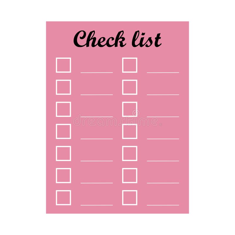 Simple List Icon - Clipboard Checklist Illustration Stock Vector ...