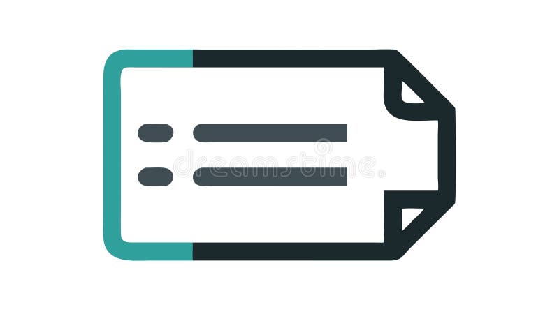 Simple List or Menu Icon, Representing Options or Content Display, Vector Design Generative AI ...