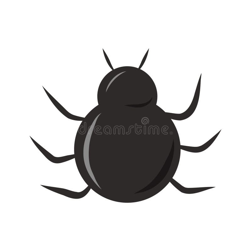 Simple little spider stock vector. Illustration of doodle - 291926338