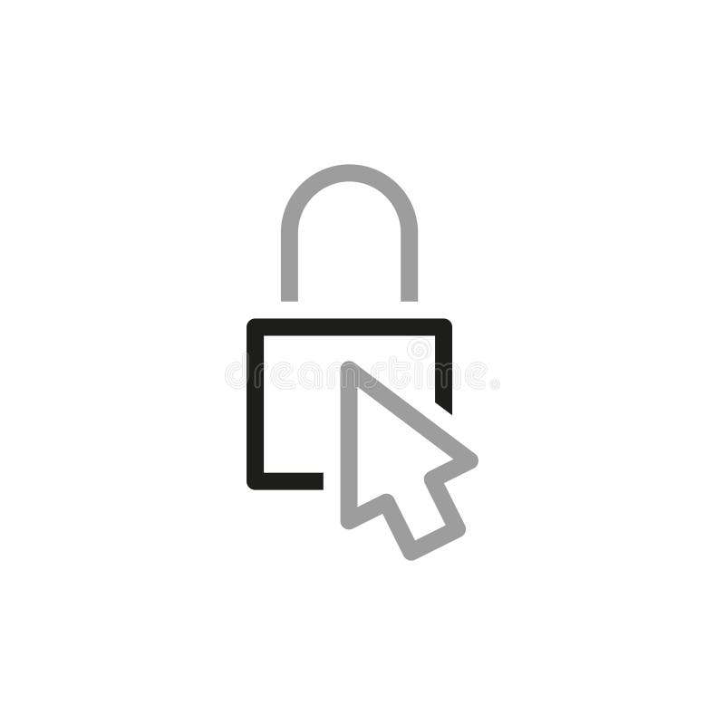 Simple Locks Related Vector Line Icons. Lock for Security. Vector ...