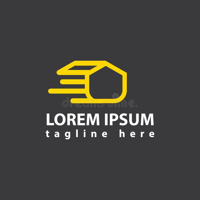 Simple Log Woods Cabin Logo Design Vector Illustration Stock Vector ...