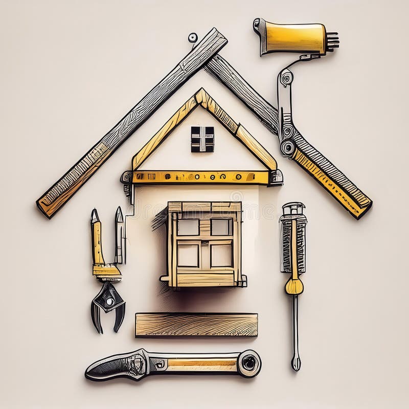 Simple Logo Design for a Construction Company Featuring a House and ...