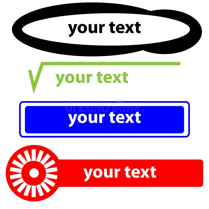 Simple Logo Isolated on White Background Stock Vector - Illustration of ...