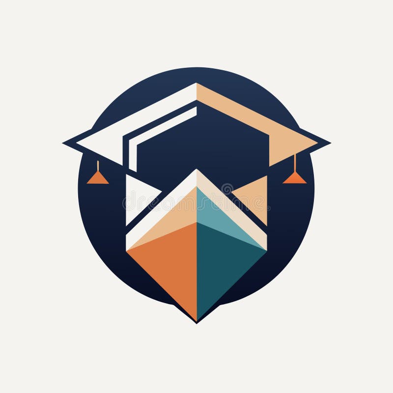 A Simple Logo Representing a Church with a Cross and Steeple, a ...