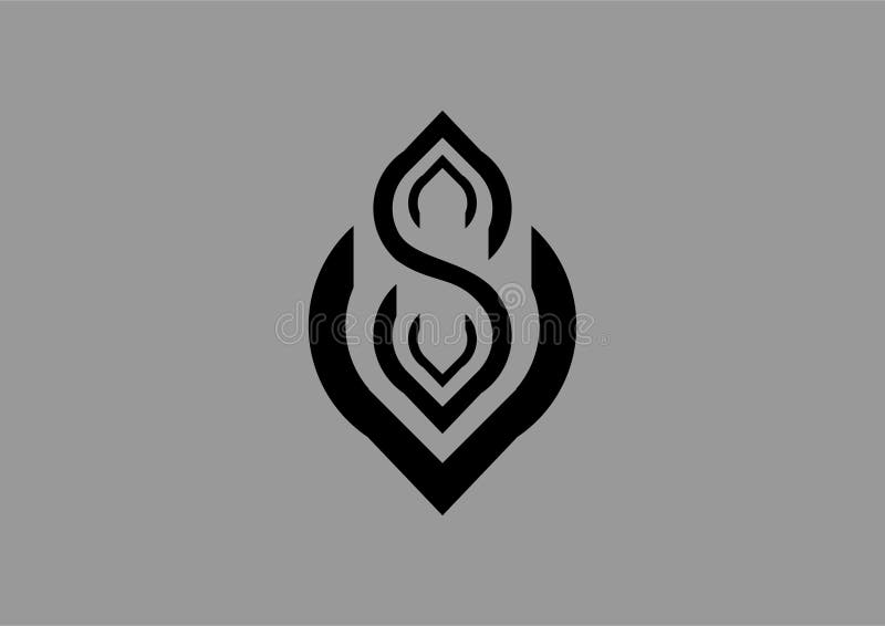 Simple Logo Using the Letters S and V Stock Illustration - Illustration ...