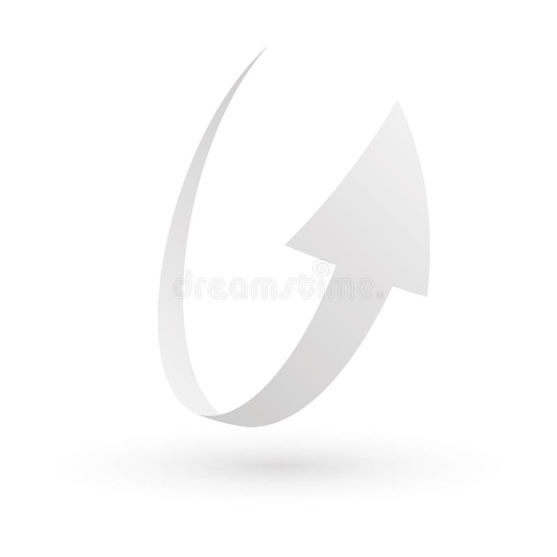 Simple Loop Circle Arrow Icon Stock Vector - Illustration of process ...