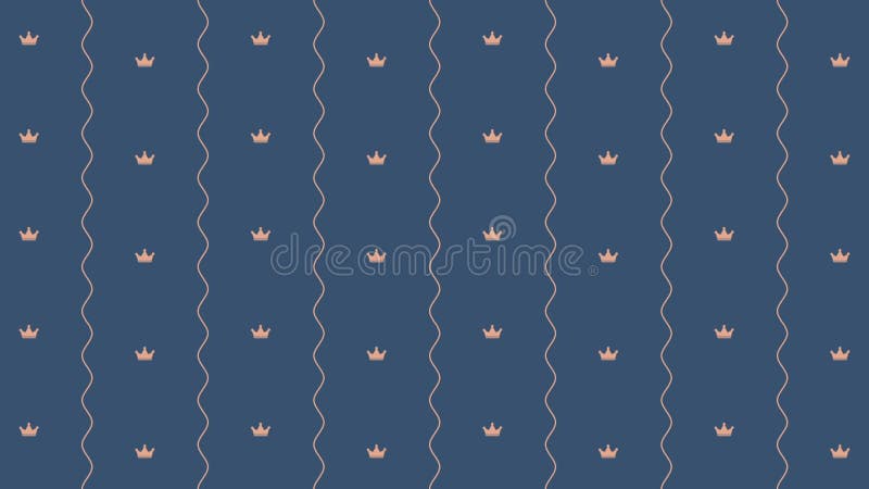 Simple Loop Pattern Animation with Hearts on Dark Background. Stock ...