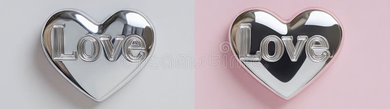 Simple Love Design Featuring Heart Elements on a Gentle Gradient ...