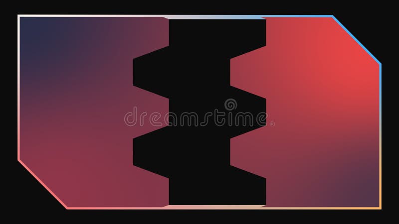 Simple Lower Third Design Element Animated. Elegant Video Intro. Stock ...