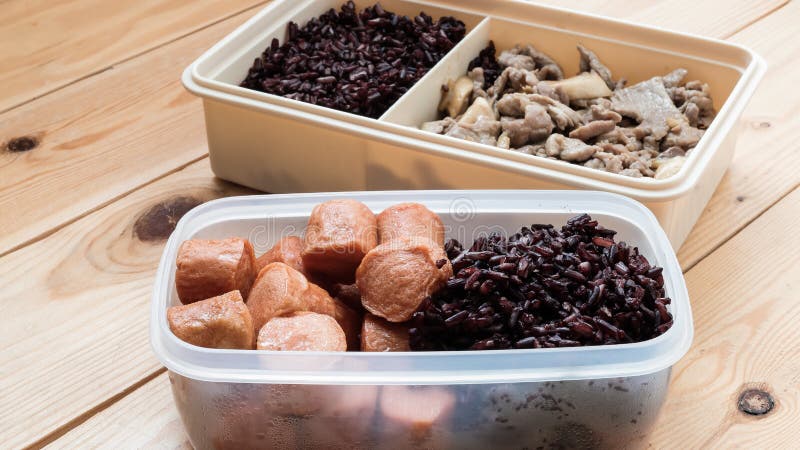 Simple lunch box stock photo. Image of lunch, steamed - 57556920