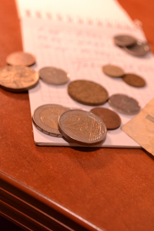 Magic of Digits. Written Ones and Money. Stock Photo - Image of ...