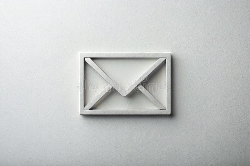 Simple Mail Envelope Icon a Minimalist Visual for Modern Digital ...