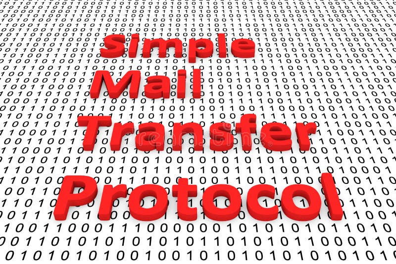 Simple Mail Transfer Protocol Stock Illustration - Illustration of ...