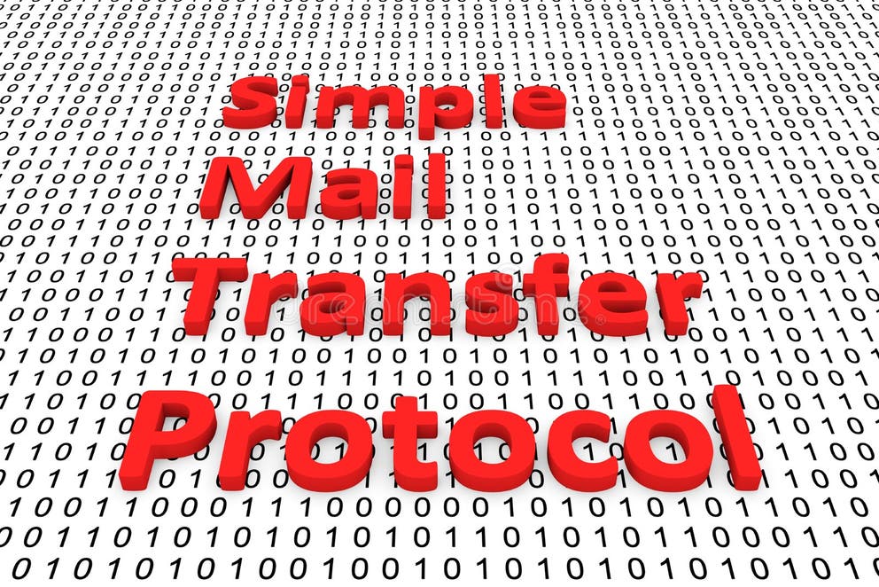 Simple Mail Transfer Protocol Stock Illustration - Illustration of ...