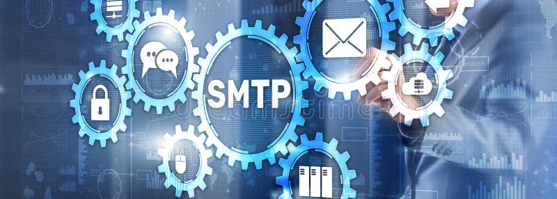 Simple Mail Transfer Protocol. Smtp Server Mail Transfer Protocol Stock ...