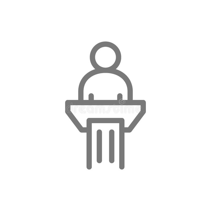 Pulpit Speaking Stock Illustrations – 721 Pulpit Speaking Stock ...