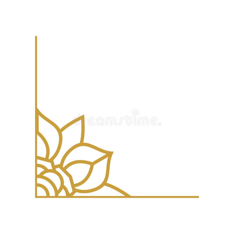 Simple Mandala Frame Vector Design Stock Vector - Illustration of ...