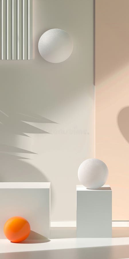 Simple Marketing Design Elements on a Clean Background. Stock ...