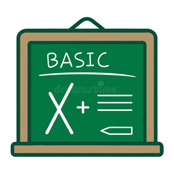 Simple Math Board Illustrating Basic Concepts for Elementary School ...