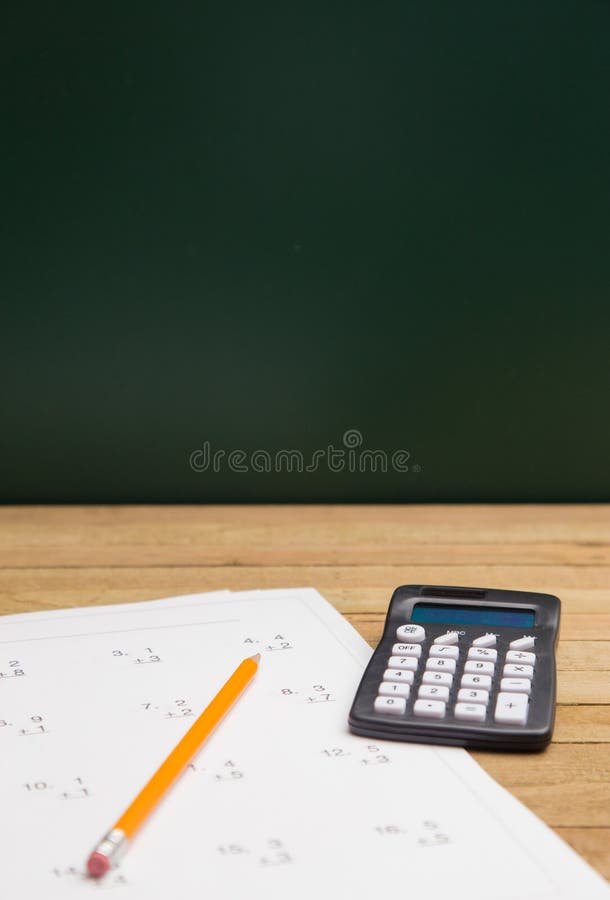 Learning to Do Math stock image. Image of arithmetic - 119656433