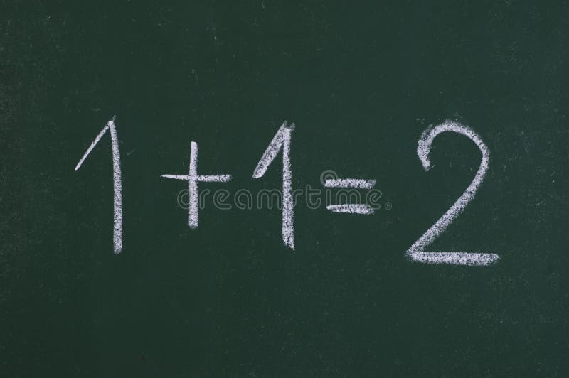 2 plus 2 equals 5 stock image. Image of math, orwell, addition - 9364763
