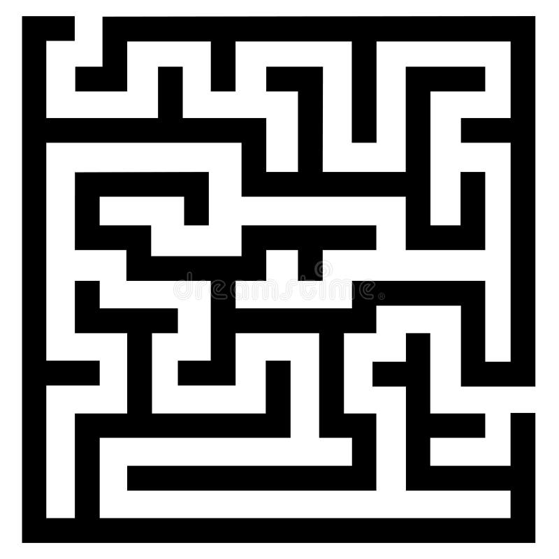 Simple maze stock vector. Illustration of goal, path - 31311424 Simple maze stock vector. Illustration of goal, path - 31311424