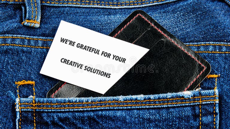 A Simple yet Meaningful Message Expressing Gratitude for Creative ...