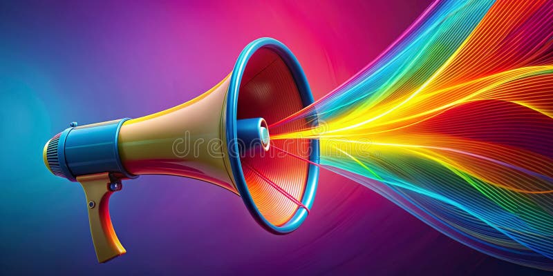 Simple Megaphone Graphic a Powerful Visual for Communication ...