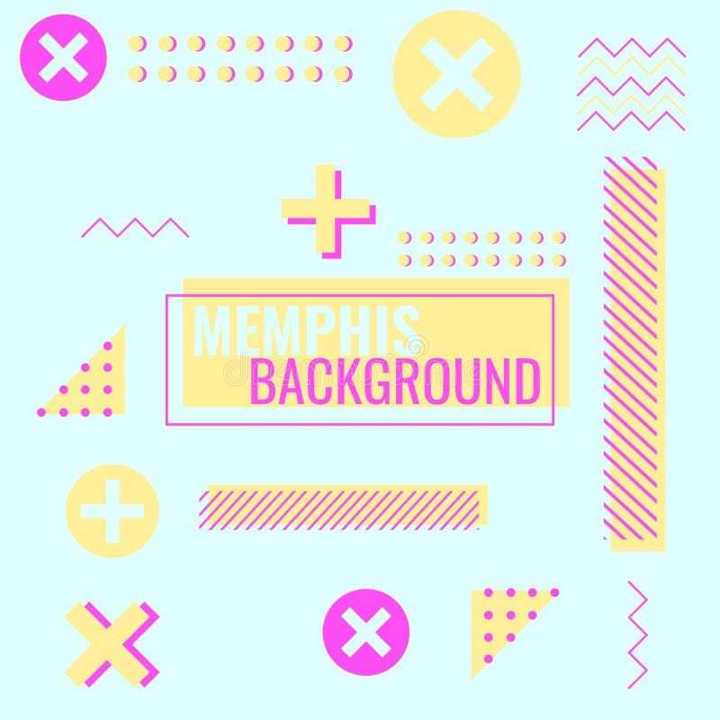 SImple & Elegant Memphis Background Stock Vector - Illustration of ...