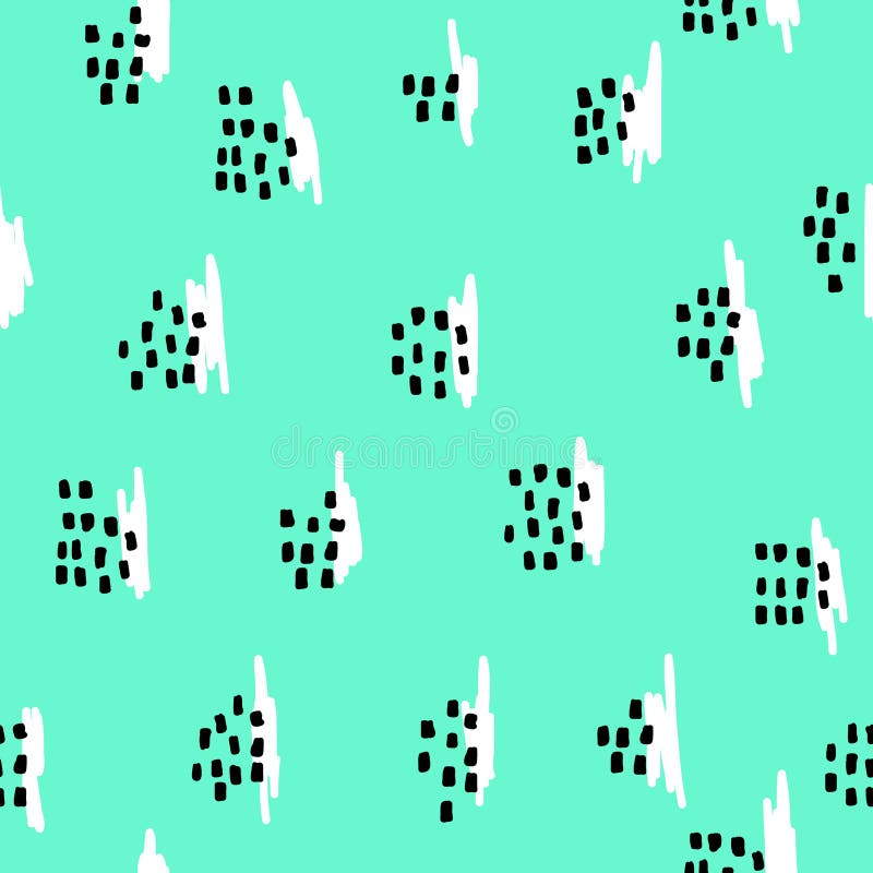 Simple Memphis Element Repeat Pattern Design Stock Vector ...