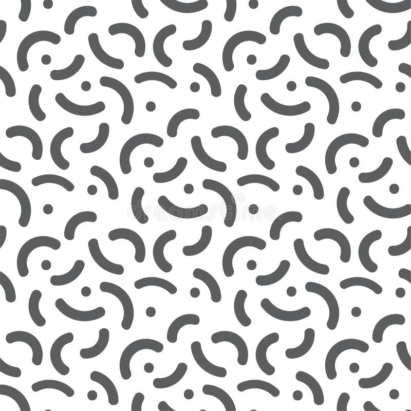 Simple Memphis Seamless Pattern Background Stock Vector - Illustration ...