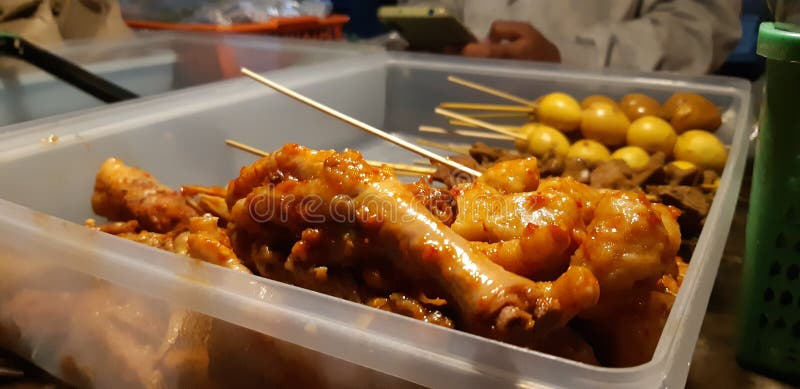 Simple Menu at Angkringan, Java Stock Image - Image of angkringan, food ...