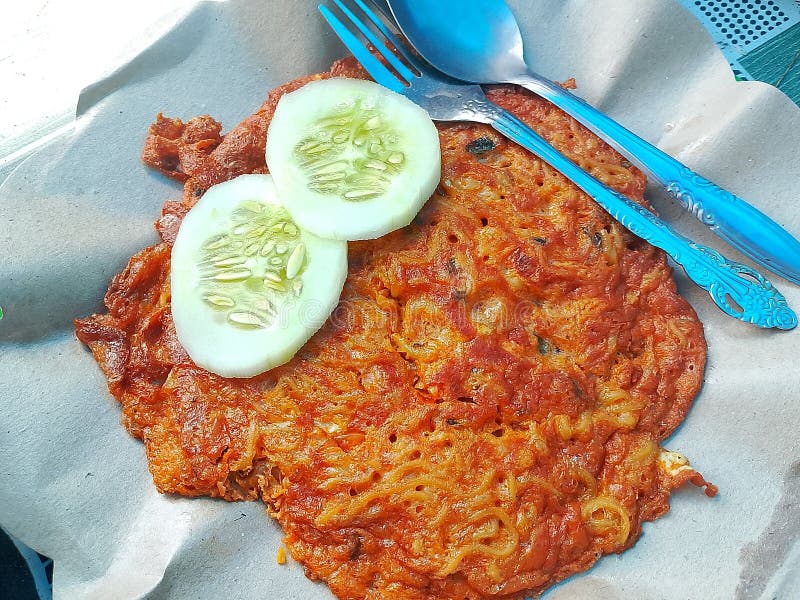 Simple Menu of Martabak Noodles Stock Photo - Image of martabak ...
