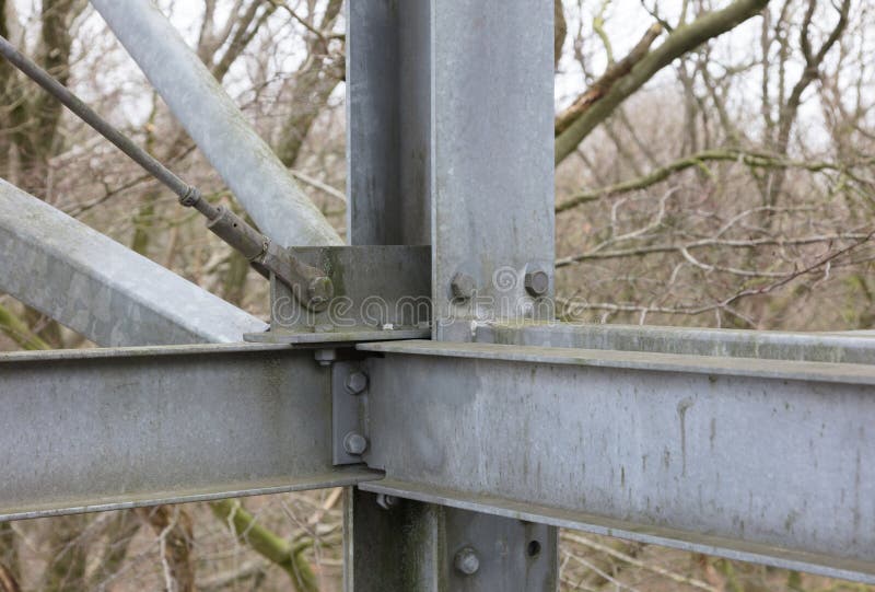 Simple metal construction stock image. Image of metal - 107947211