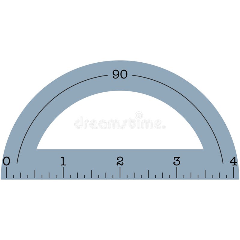 Protractor Illustration stock vector. Illustration of clipart - 114749687