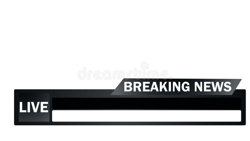 Simple Metallic Lower Third Design, Cable Tv News Channel Broadcasting ...