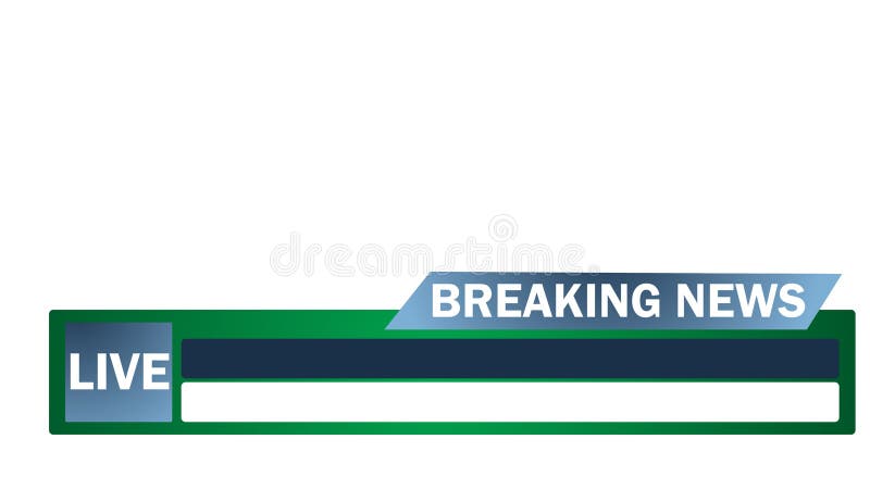 Simple Metallic Lower Third Design, Cable Tv News Channel Broadcasting ...