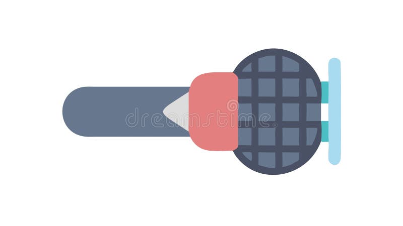 Simple Microphone Audio Input Outline Vector Icon, Vector Design ...
