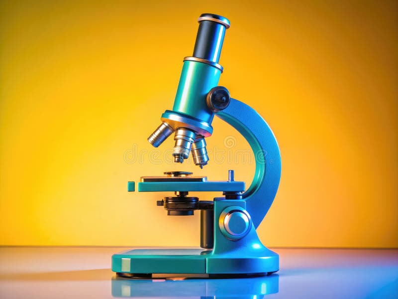 Simple Microscope a Detailed Illustration of a Fundamental Laboratory ...