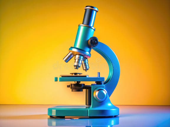 Simple Microscope a Detailed Illustration of a Fundamental Laboratory ...