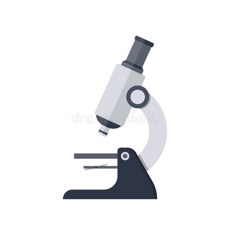 Simple microscope icon stock vector. Illustration of icon - 104973240